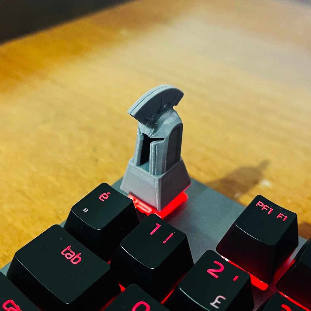 Mecha Spartan - Custom Artisan Keycap STL File for Cherry MX Mechanical ...