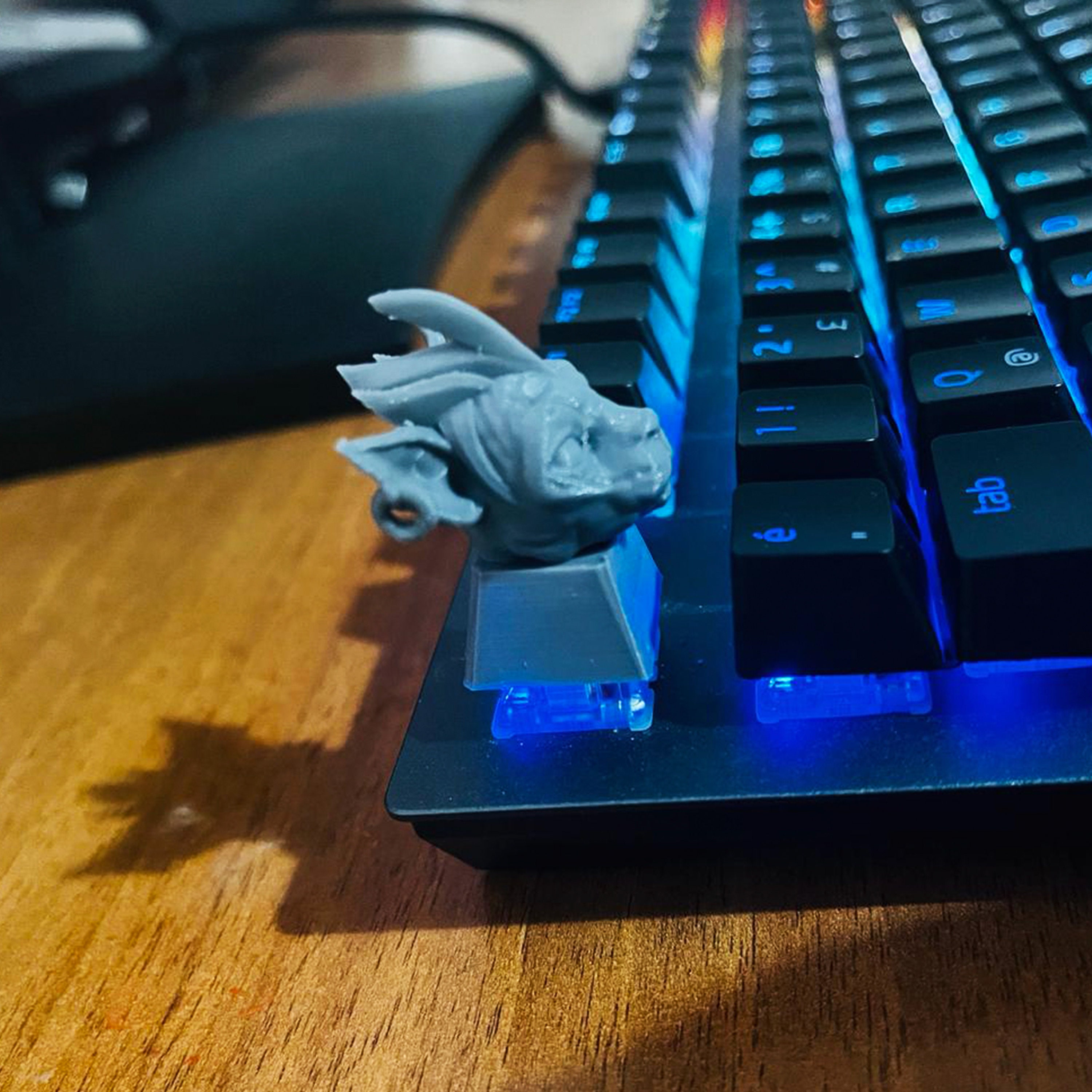 Emperor Cat - Custom Artisan Keycap STL File for Cherry MX Mechanical ...