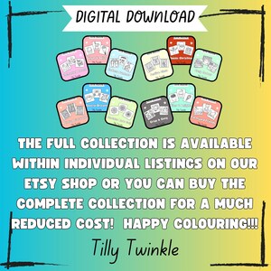 Botanical Glassworks Printable Colouring Pages | 10 Pages | Instant ...