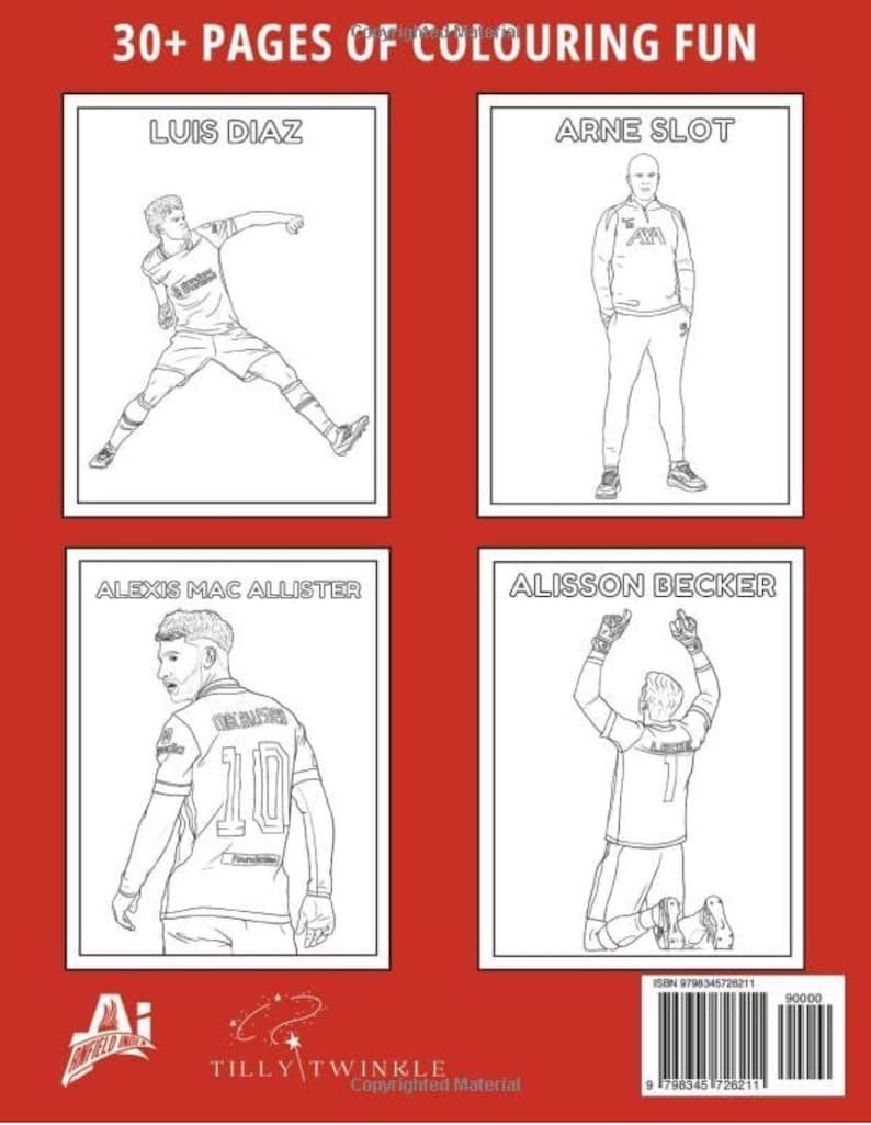 The Ultimate Liverpool Colouring Book for Kids 2025: Over 30 ...