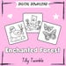 Enchanted Forest Printable Colouring Pages | 32 Pages | Instant ...