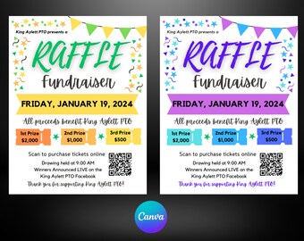 Pastries With Parents Flyer Canva Template - Customizable for PTA PTO ...