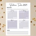 2024 Resolution Tracker Printable, New Year Resolution, Resolution ...