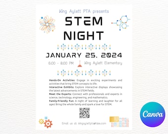 Shamrock St. Patrick's Day Event Flyer Canva Template Fully ...