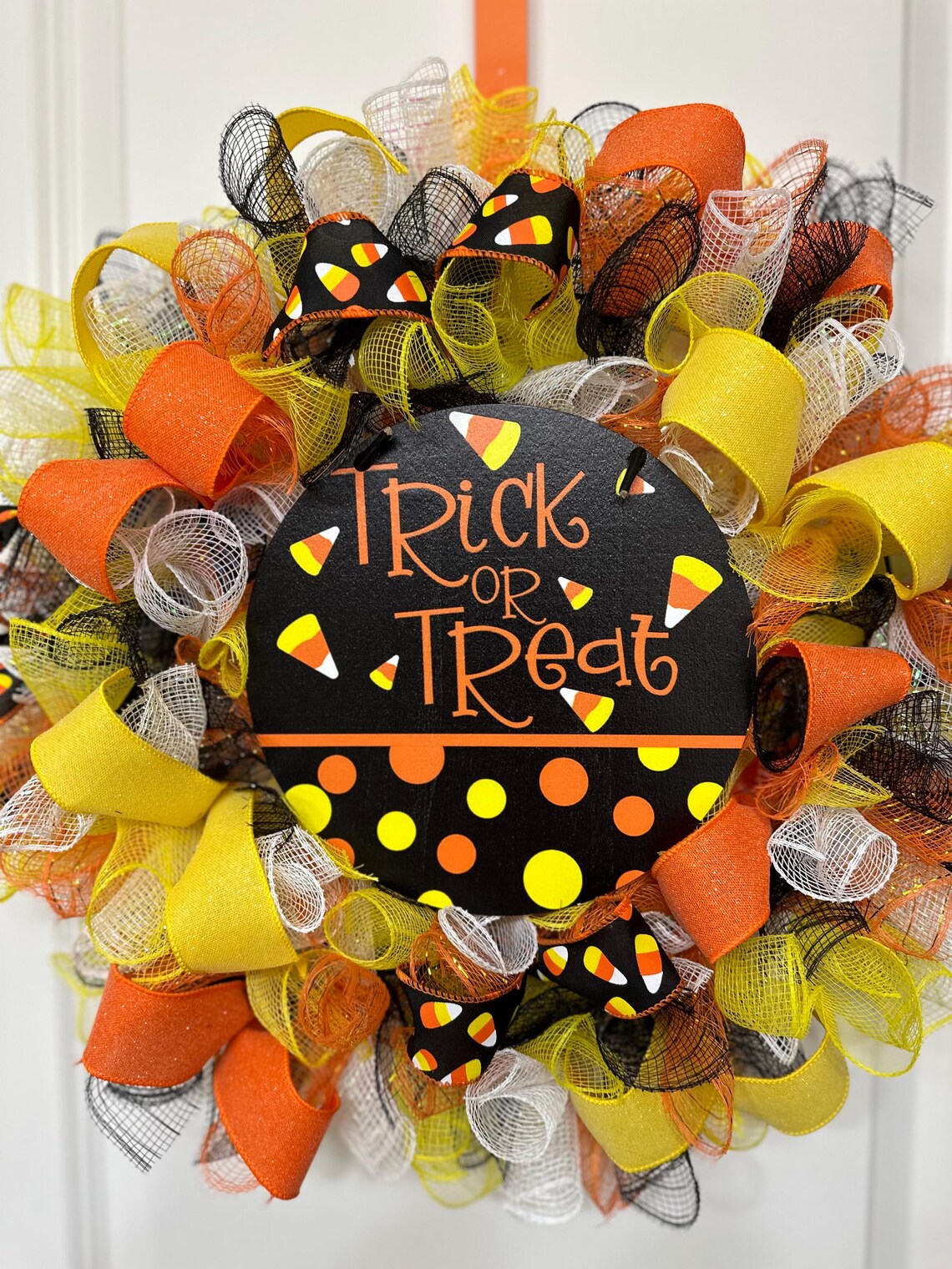 Halloween Front Door Decor, Halloween Wreath, Halloween Decor ...