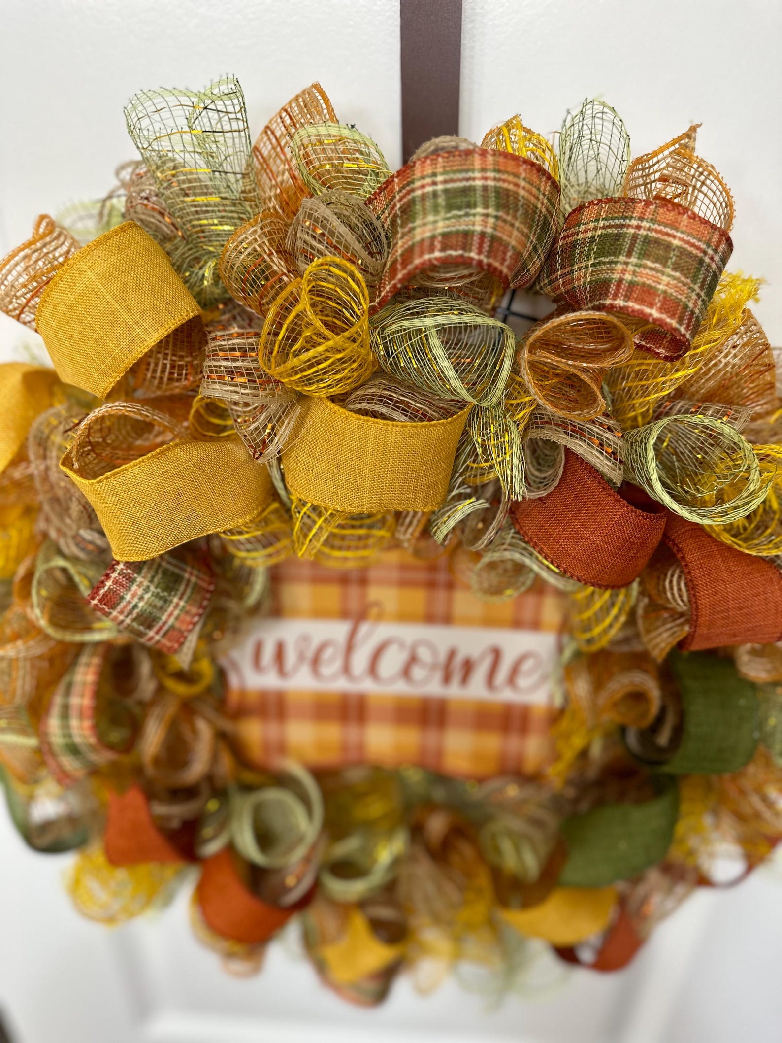 Fall Front Door Decor, Welcome Fall, Fall Wreath, Fall Decor, Fall Door ...