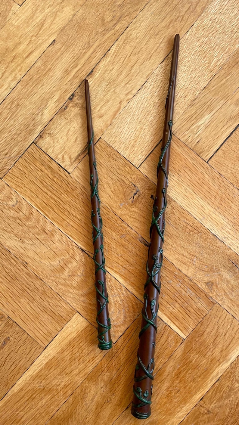Hermione Granger Wand Replica: Hand-painted Resin Prop With Metal Core ...