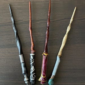 Hand-painted Magic Wand: Legacy-inspired Resin & Metal Core Cosplay ...