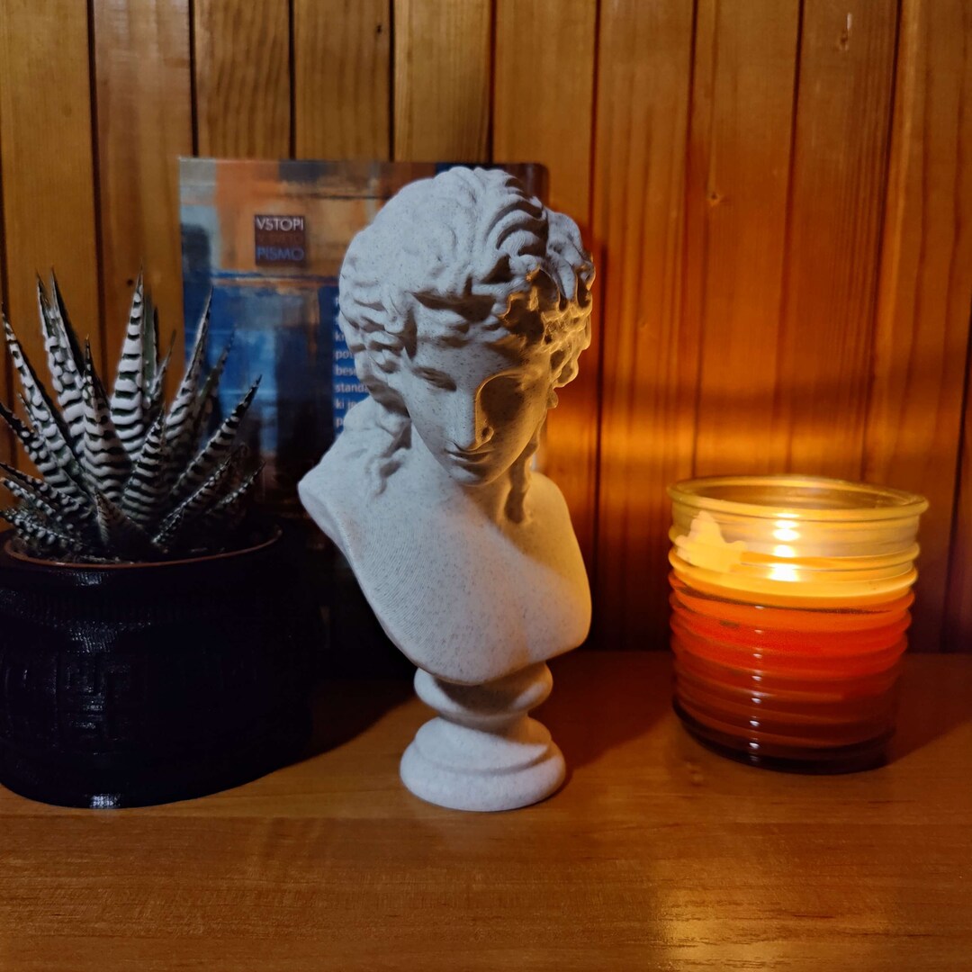 Bust of Adonis Sculpture, Decorative Roman Statue, Antique Sculpture ...