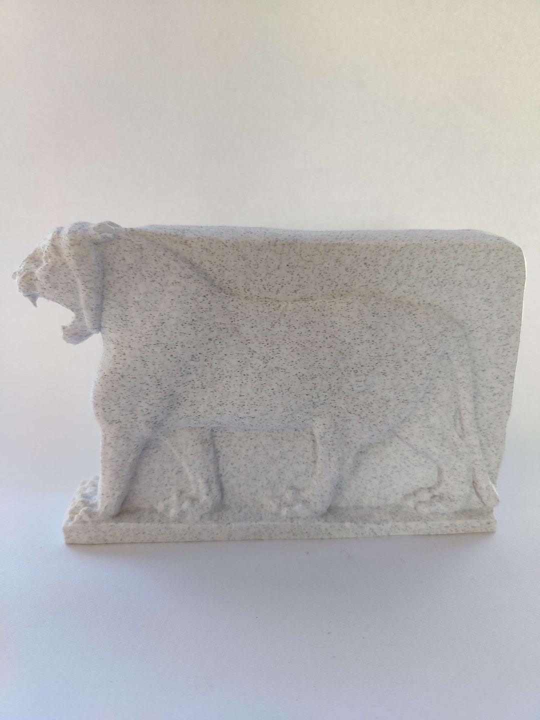 Assyrian Guardian Lion Statue Marble 3D Print - Etsy