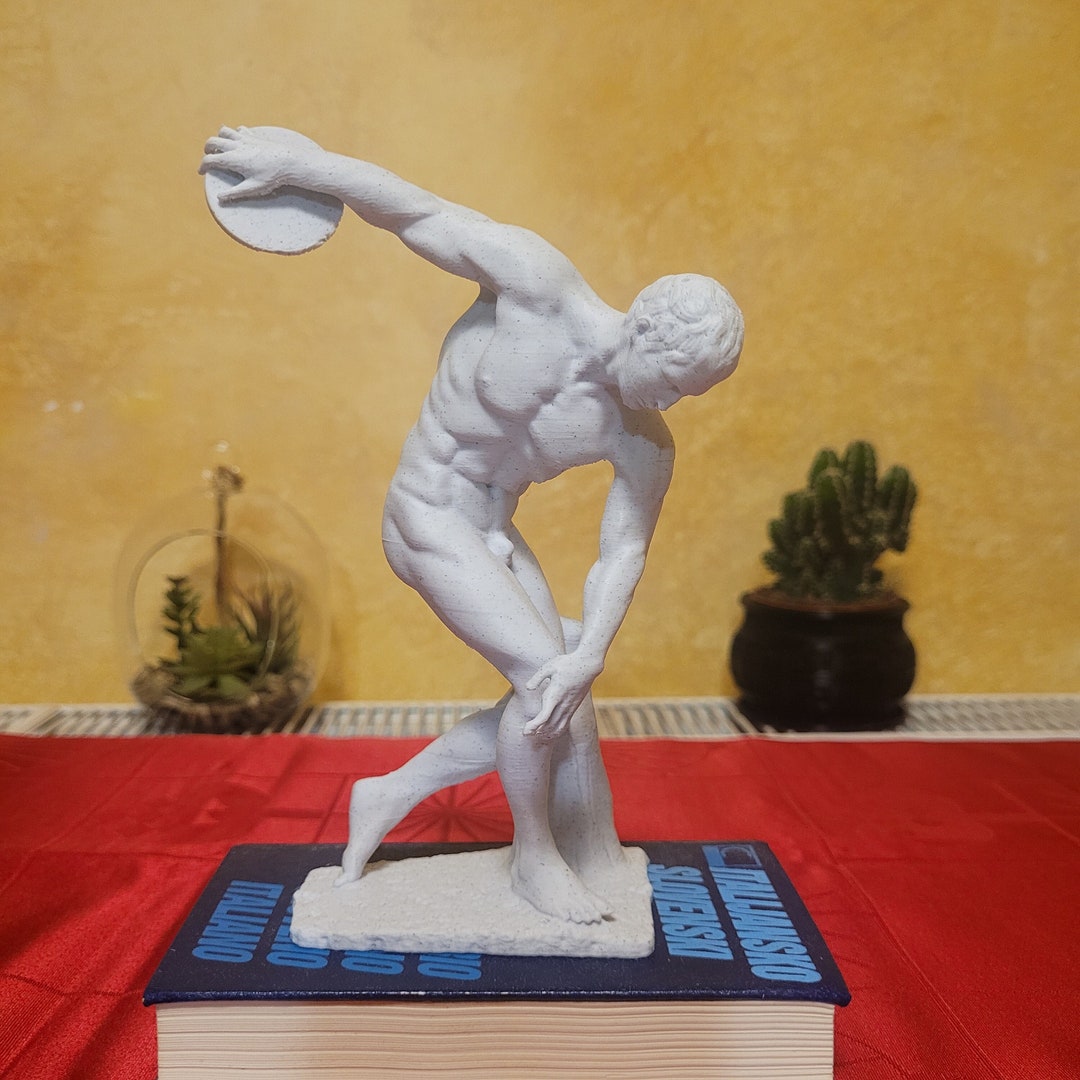 Statue of Discus Thrower - Discobolus by Myron Flawlessly 3D Printed - Etsy