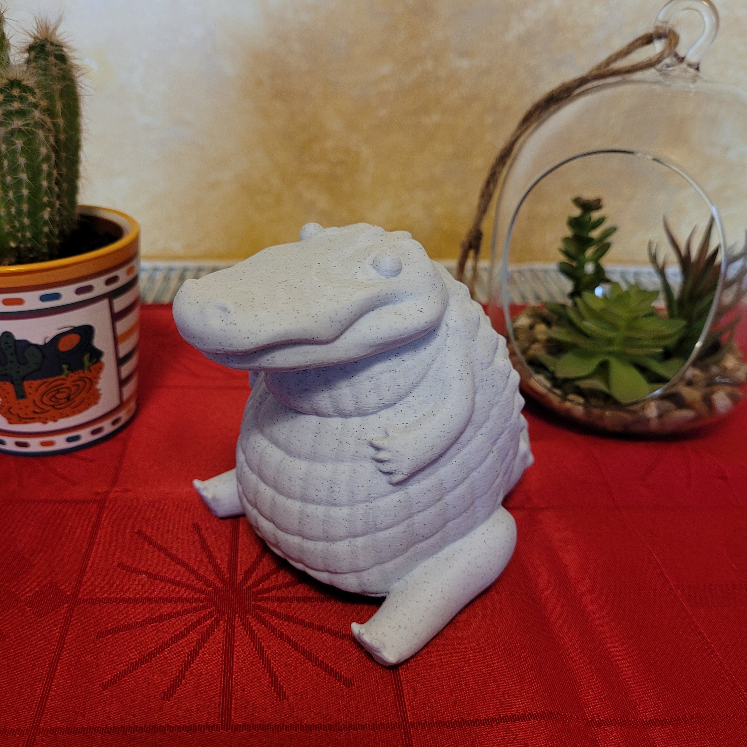 Sitting Alligator, Chubby Sitting Crocodile, Cute Sitting Alligator ...