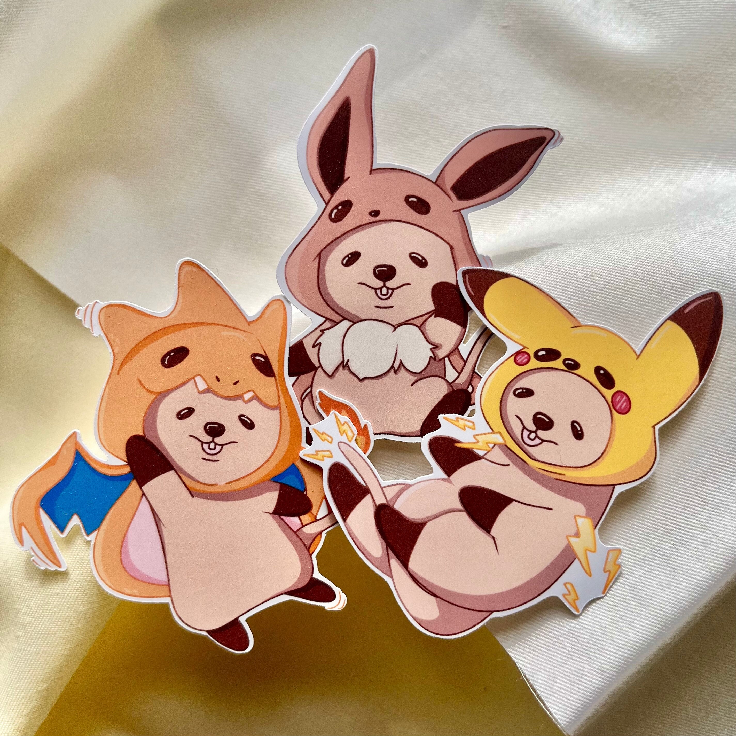 Cute Kawaii Pokemon Quokka Vinyl Matte Waterproof Bullet Journal ...