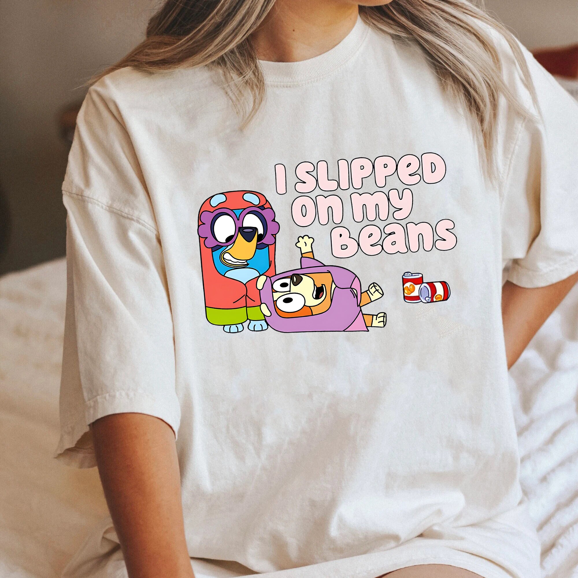 I Sliped on My Beans PNG, Bluey Family Png, Decal Files, Vinyl Stickers ...