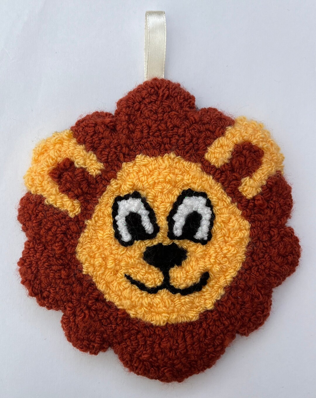 Lion Animal Punch Needle, Wall Decoration - Etsy