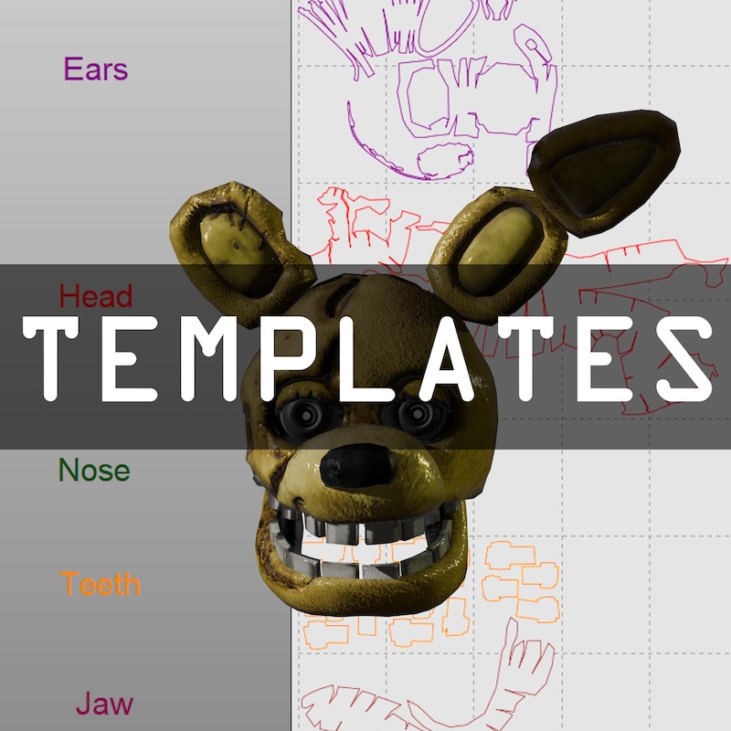 Springbonnie Mask - Etsy