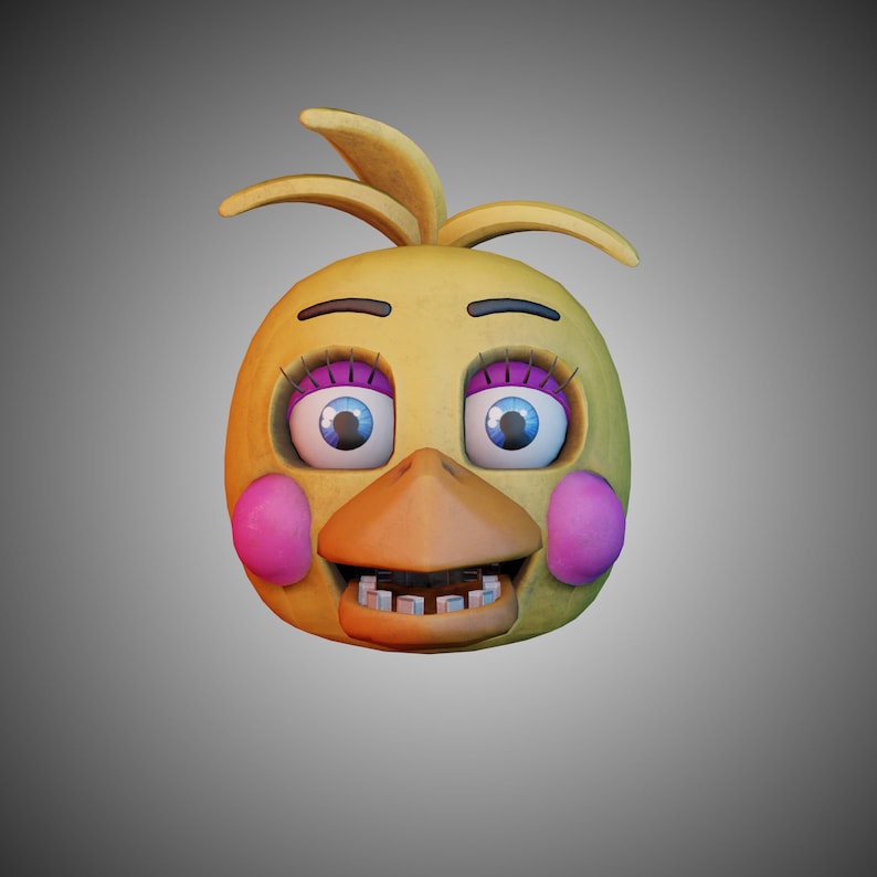 Toy Girl Head Cosplay Foam and Paper Pepakura Templates Foam Template ...