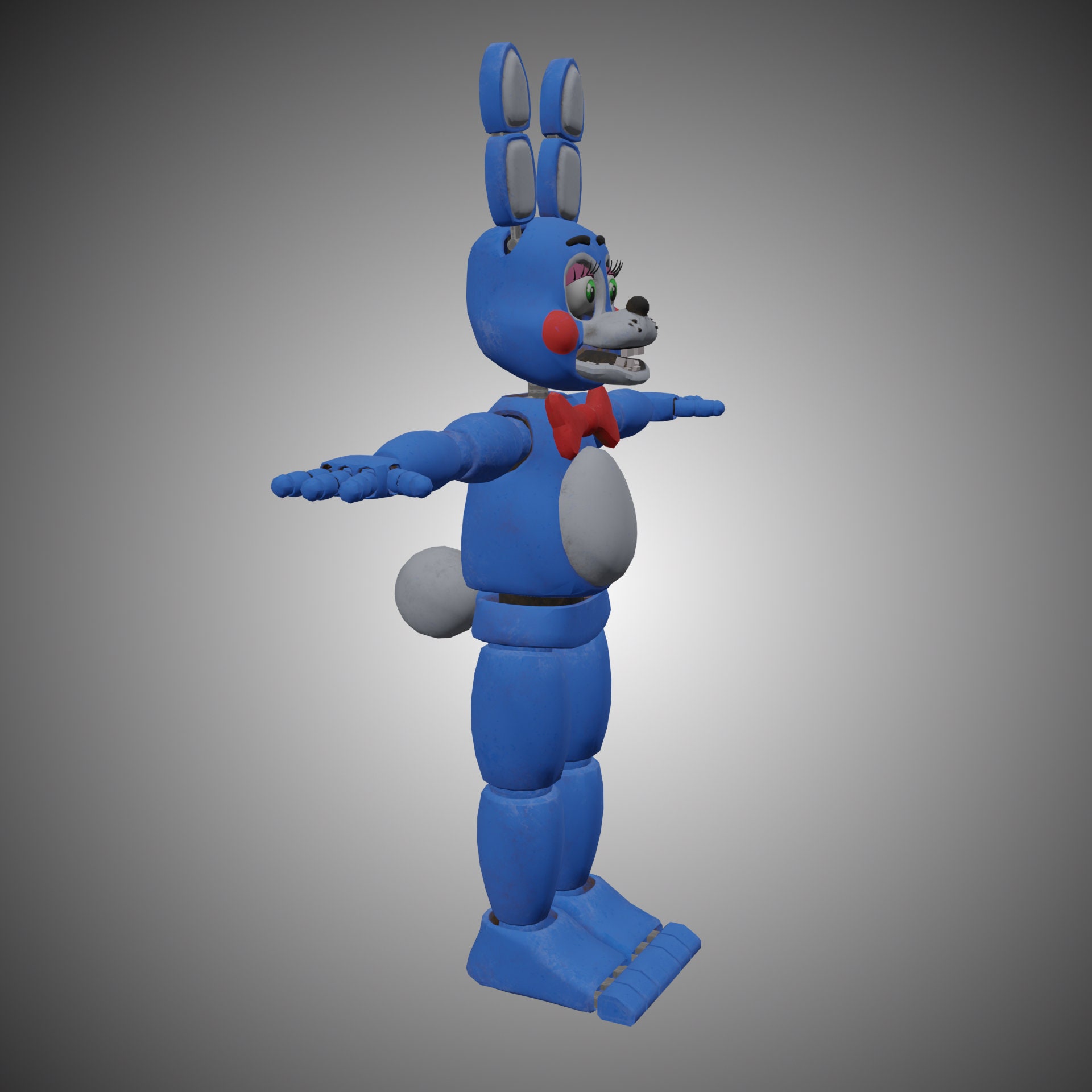 Toy Bonnie Cosplay Foam and Paper Pepakura Templates Foam Template - Etsy