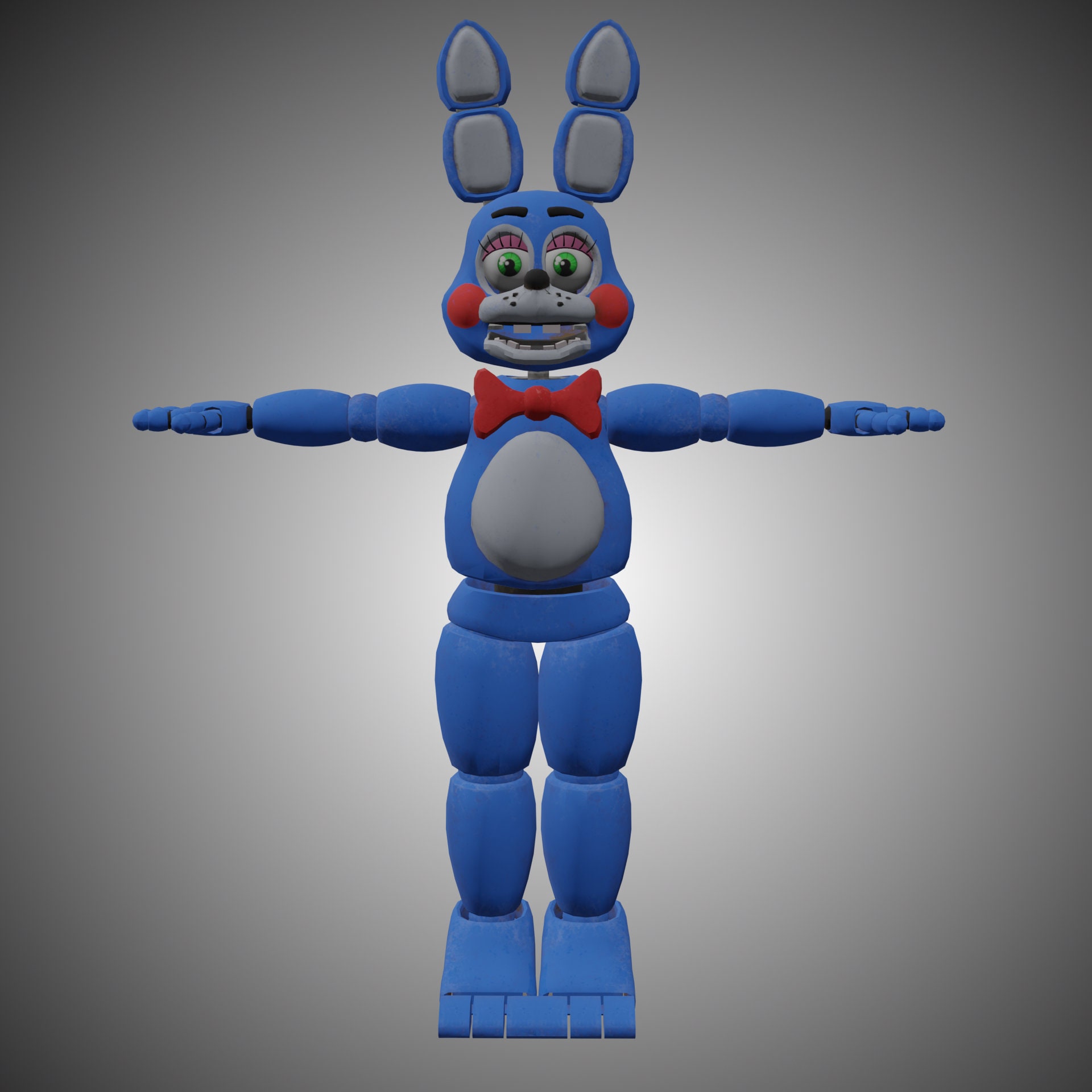 Toy Bonnie Cosplay Foam and Paper Pepakura Templates Foam Template - Etsy