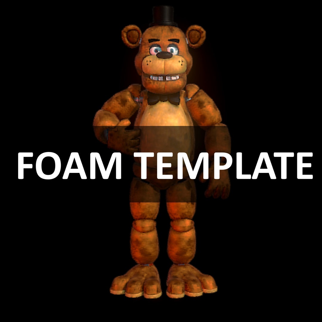 Classic Freddy Cosplay Foam and Paper Pepakura Templates Foam Template ...
