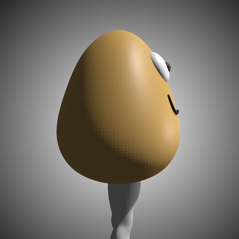 Pou Cosplay Foam and Paper Pepakura Templates Foam Template - Etsy