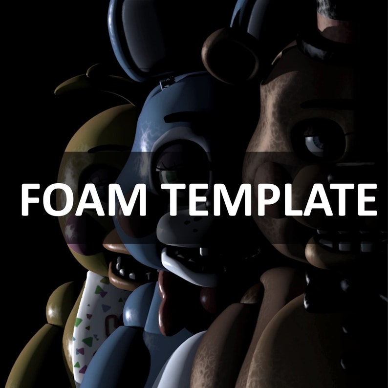 3 Toy Pack Heads toy Chica, Toy Bonnie, Toy Freddy Cosplay Foam and ...