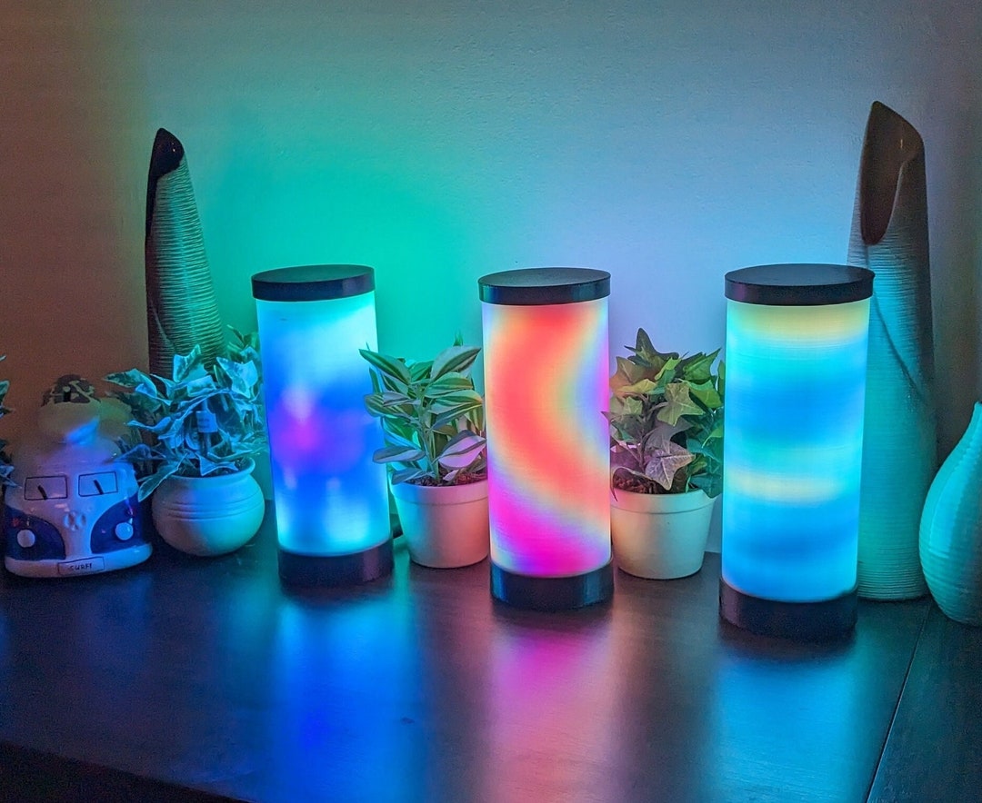 Digital Lava Lamp - Audio Responsive Multicoloured LED - Spectral ...