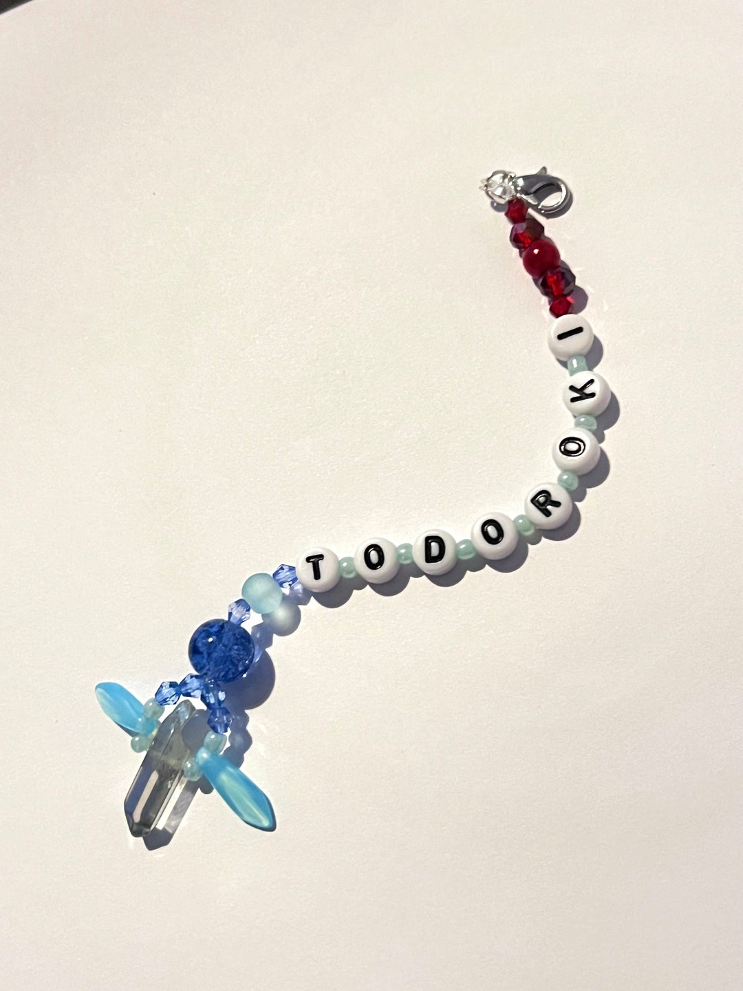 Shoto Todoroki Inspired Phone / Bag Charm My Hero Academia - Etsy