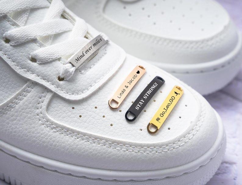 Custom Shoe Tags – Personalised Engraved Metal Lace Tags ...