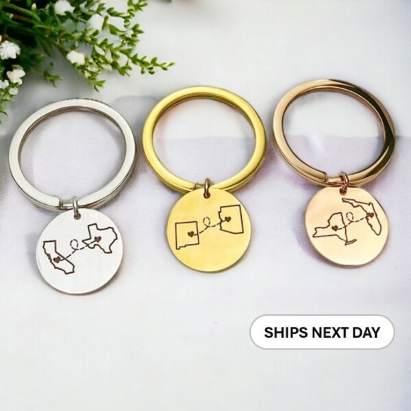 Country Keychain - Etsy