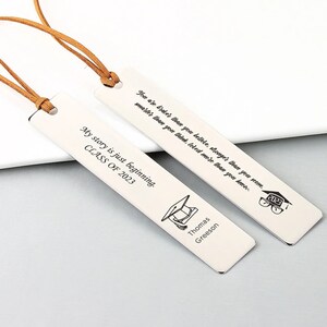 Personalised Bookmark Customised QR Code Music Code Bookmark Engraved ...