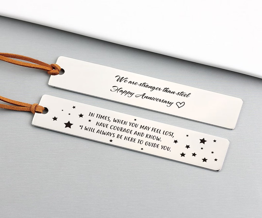 Personalised Bookmark Customised QR Code Music Code Bookmark Engraved ...