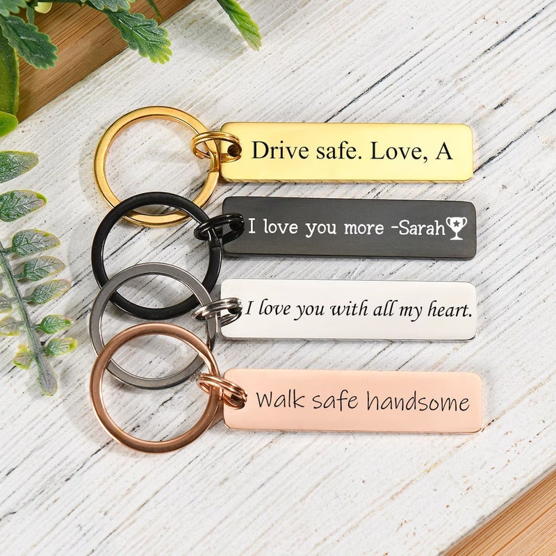 Personalized Keychain - Etsy