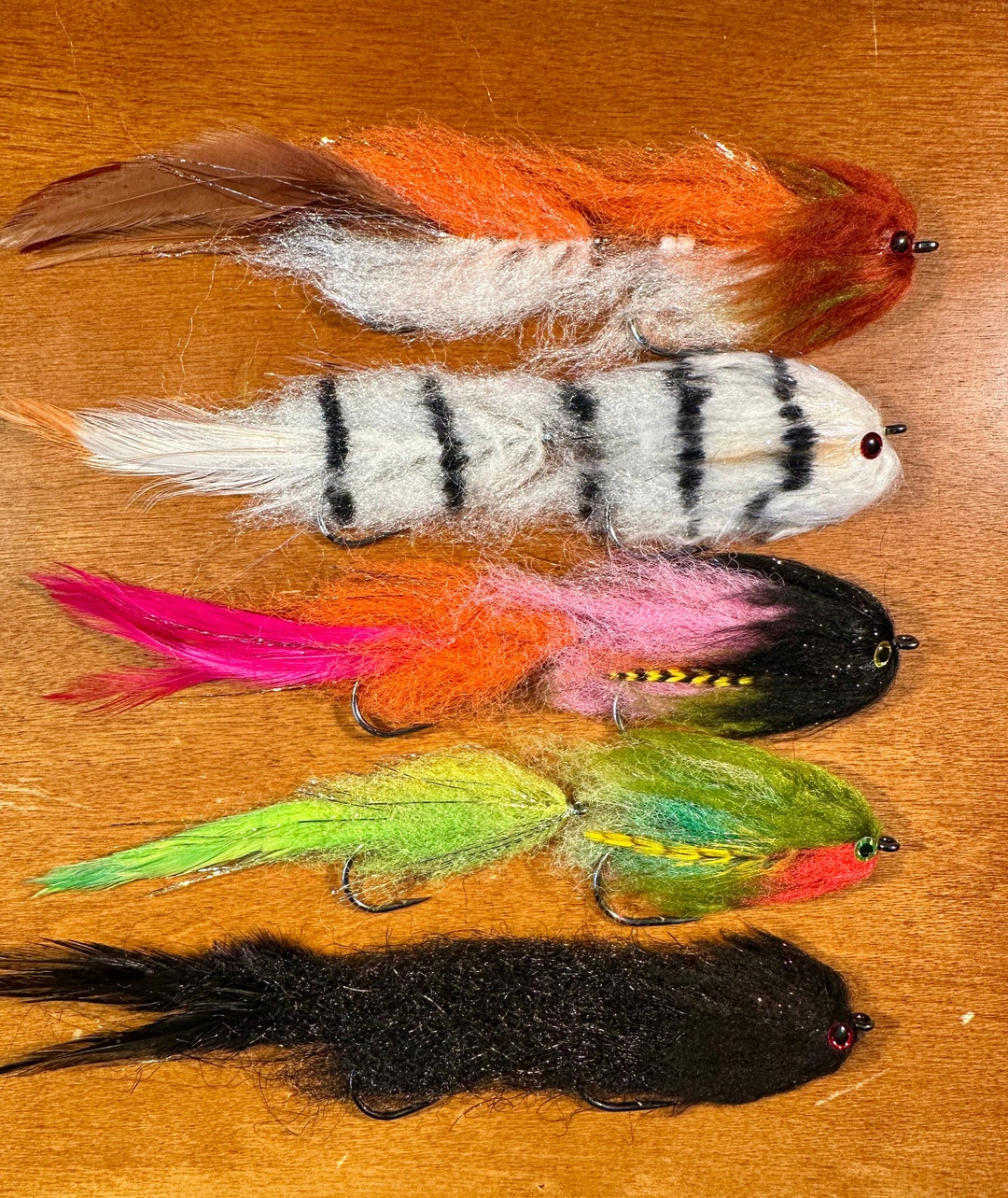 5/6-PACK Musky Northern Pike Streamer Flies for Fly Fishing - Etsy