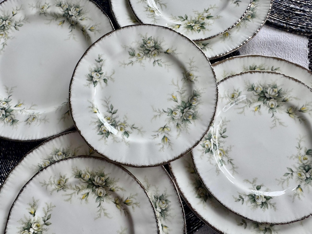 Vintage Paragon First Love Bone China Plates - England (set of 4) - Etsy