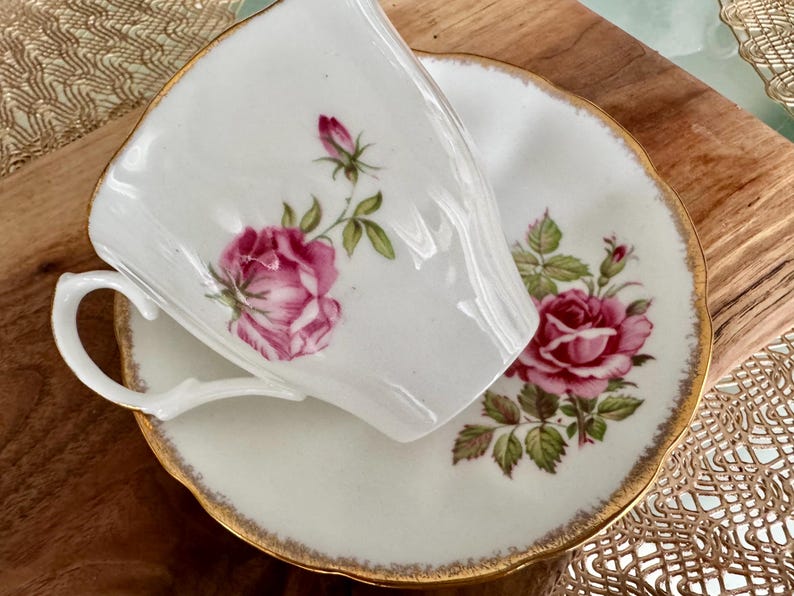 Vintage Jason Fine Bone China Teacup & Saucer - Made in England - J 621 ...