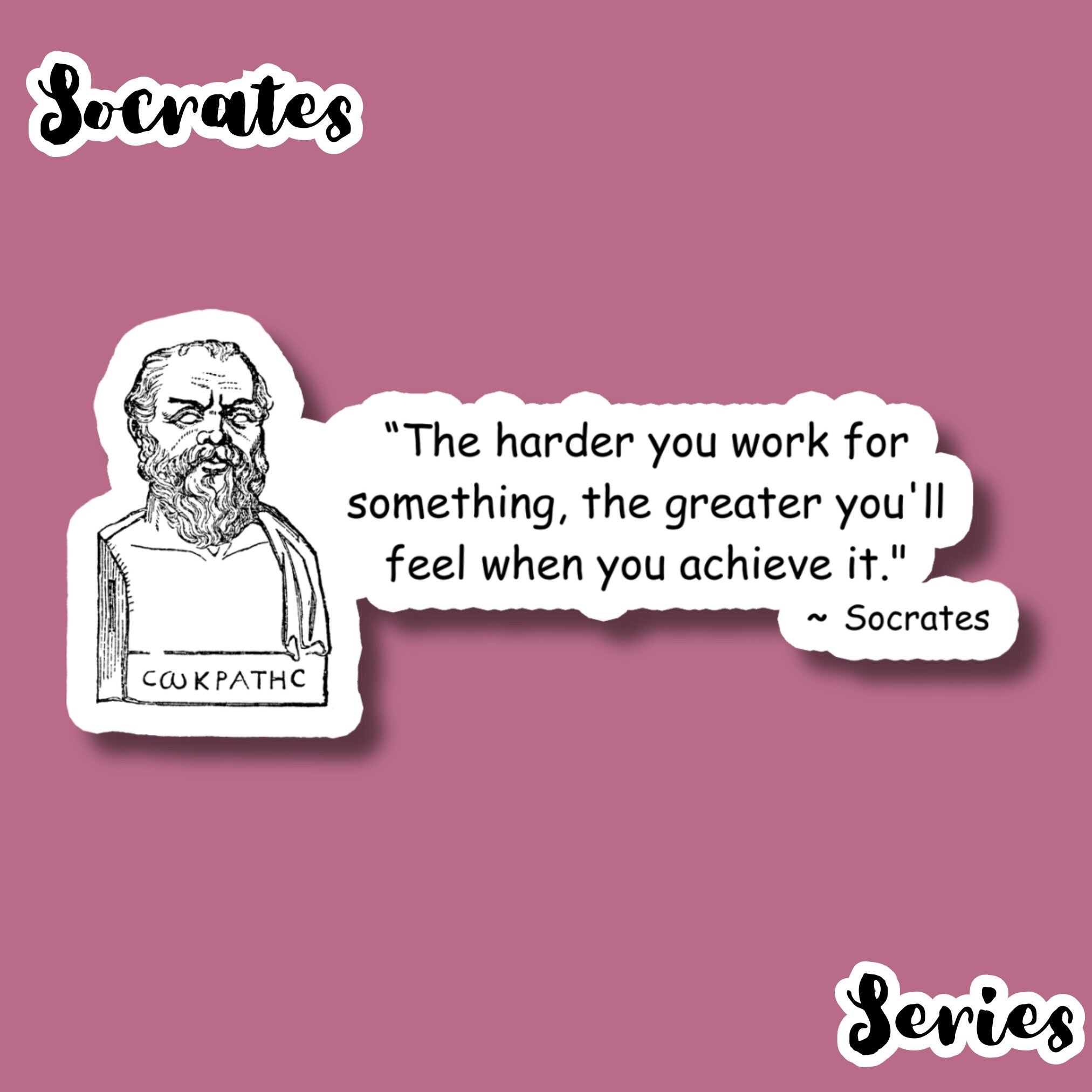 Socrates Quotes Sticker Pack (vol 1 Size M-L) - Etsy