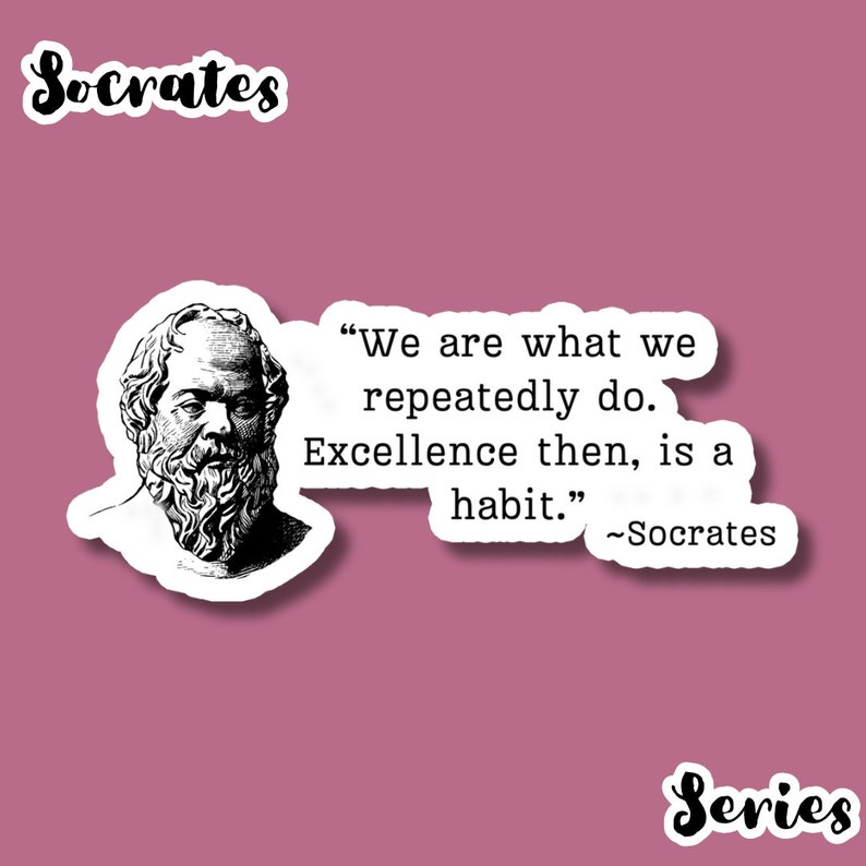 Socrates Quotes Sticker Pack (vol 1 Size M-L) - Etsy