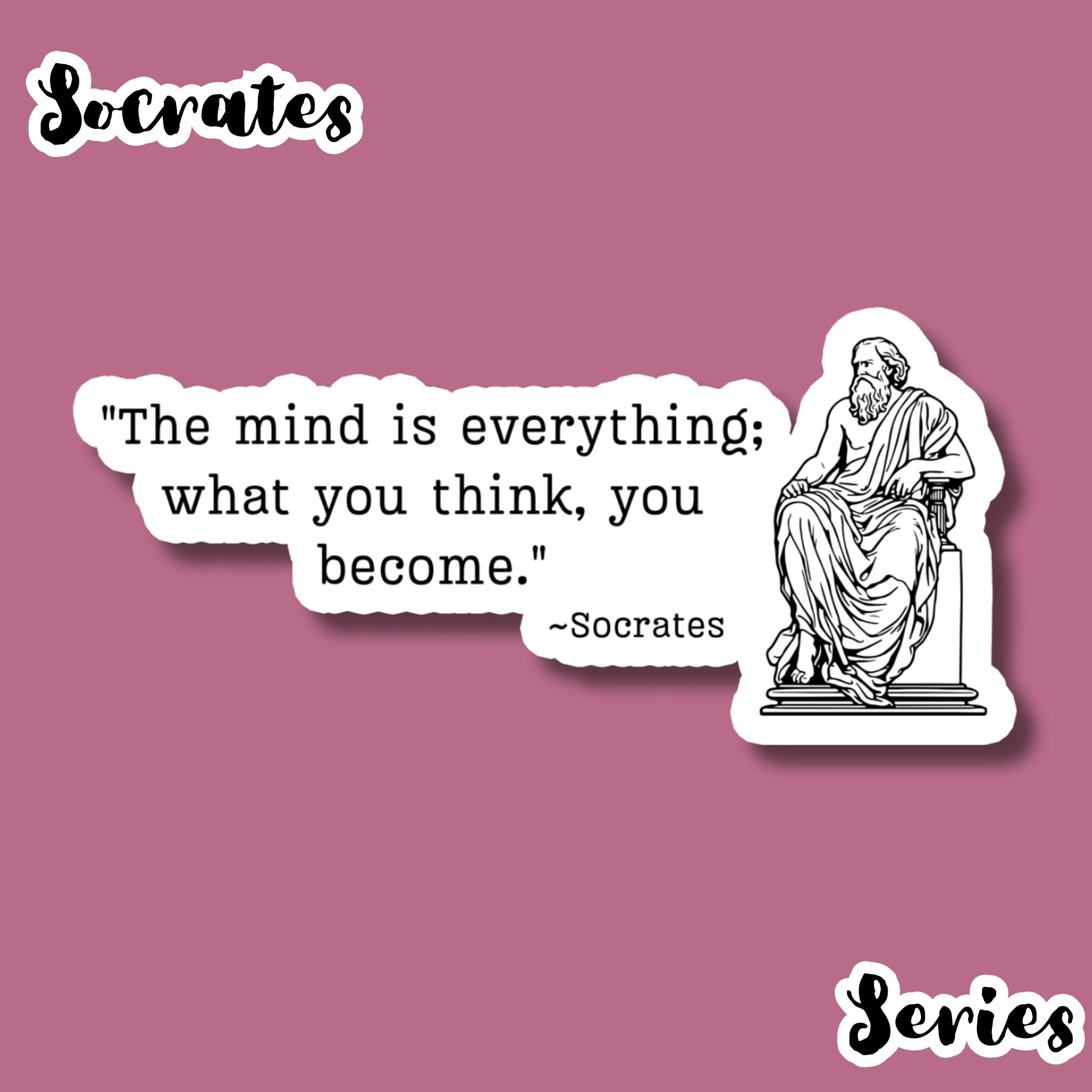 Socrates Quotes Sticker Pack (vol 1 Size M-L) - Etsy