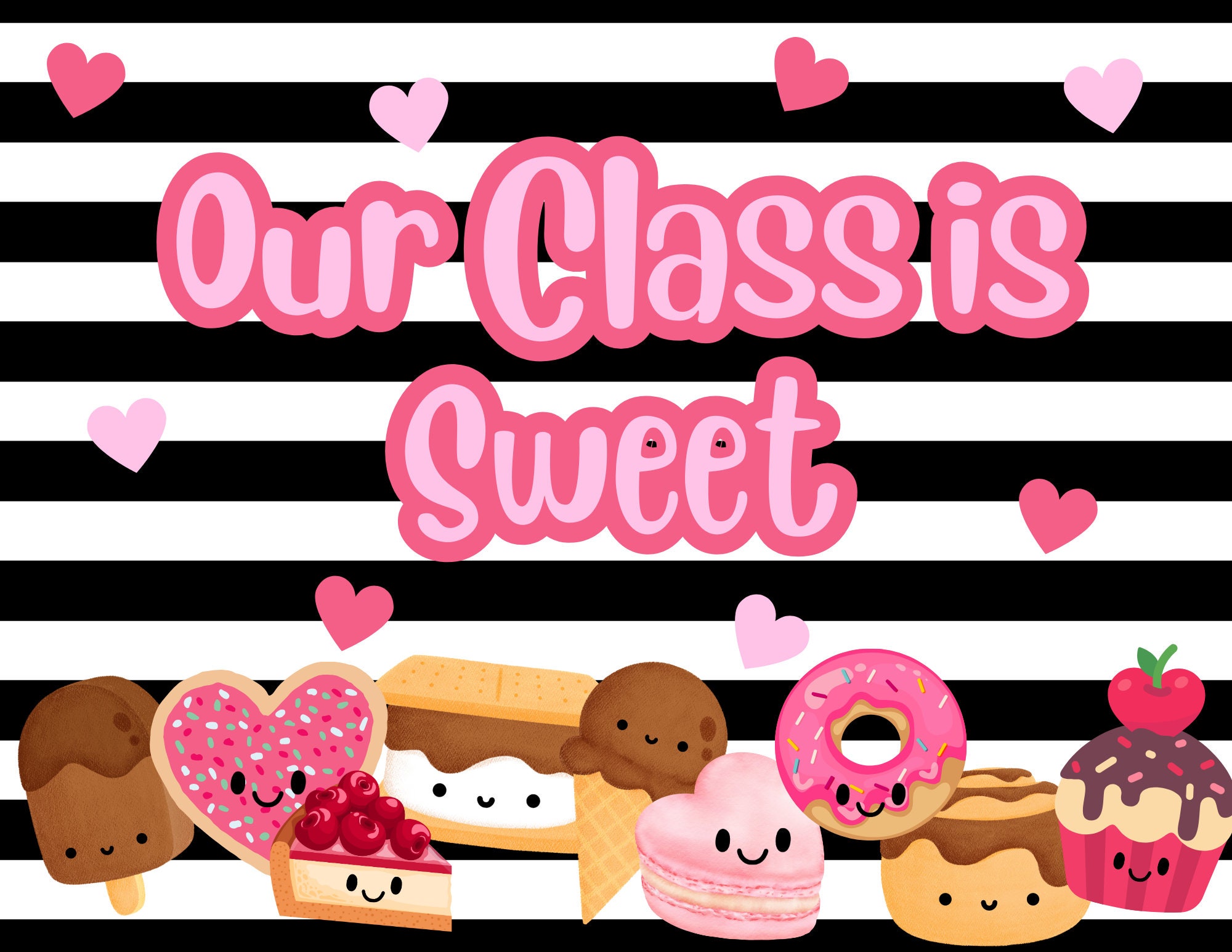 Our Class is Sweet Bulletin Board Kit - Etsy