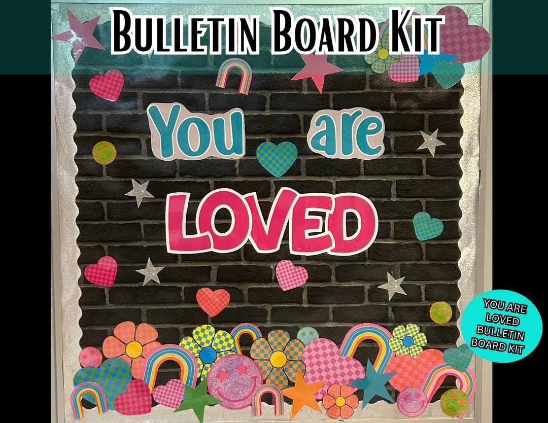 You Are Loved Bulletin Board Kit - Etsy
