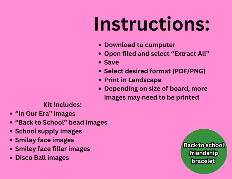 Back to School Era Bulletin Board Kit - Etsy