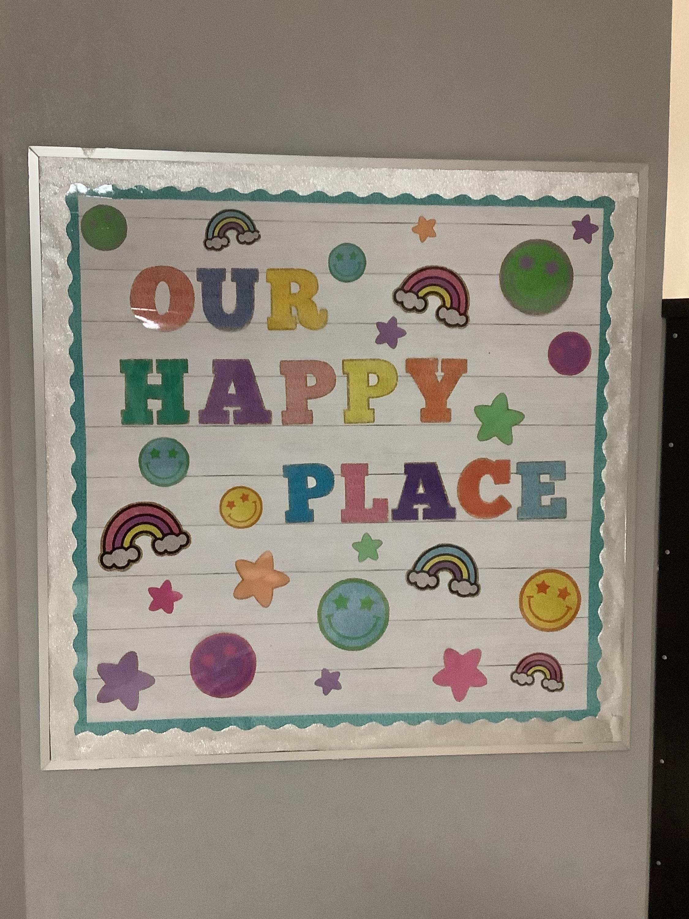 Our Happy Place Bulletin Board Kit - Etsy