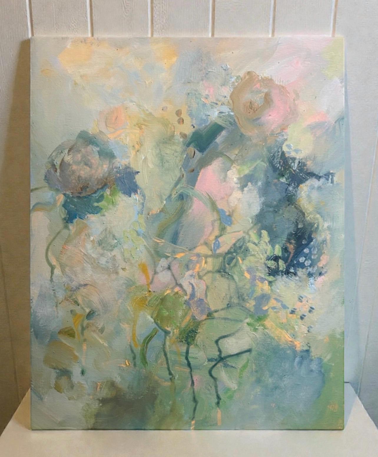 Roots Rising – Original Abstract Botanical Painting, 16 X 20 Floral Art ...