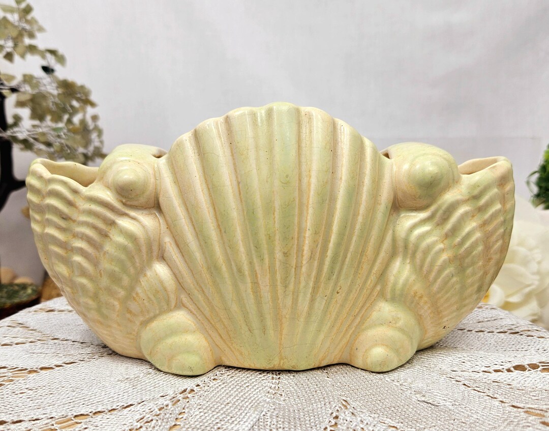 Vintage Albaware Shell Shaped Planter - Etsy