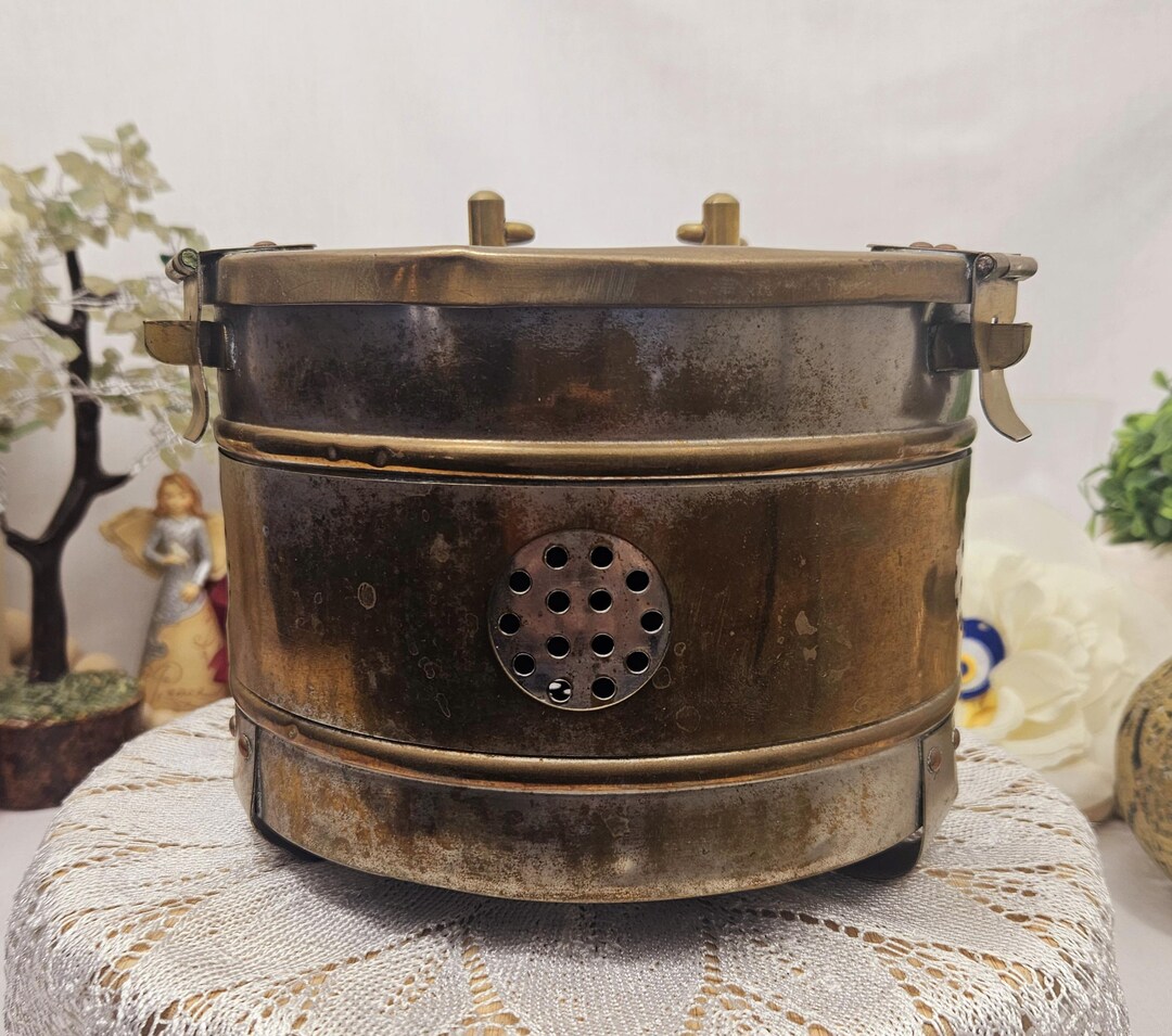 Vintage Danish Kamo Brass & Metal Steriliser Box With Latch - Etsy