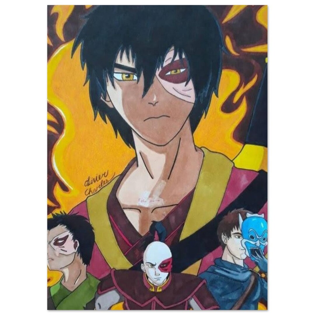 Zuko Collage Paper Poster - Etsy