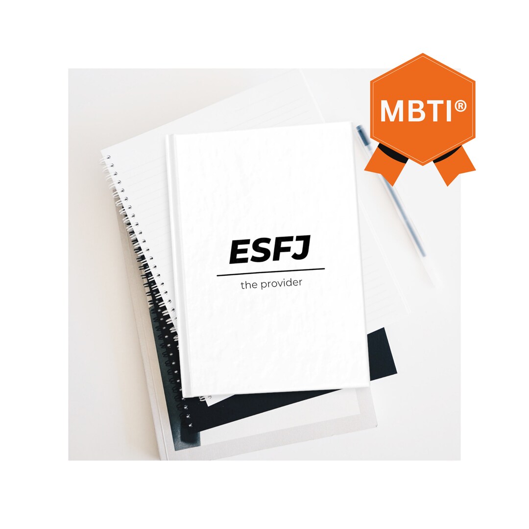 ESFJ MBTI Personality Journal Ruled Line 128 Pages Casewrap Binding - Etsy
