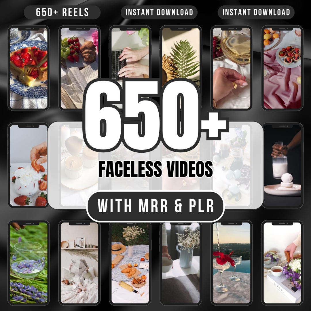 Faceless Videos Template, Canva Video Template, Editable Faceless Video ...