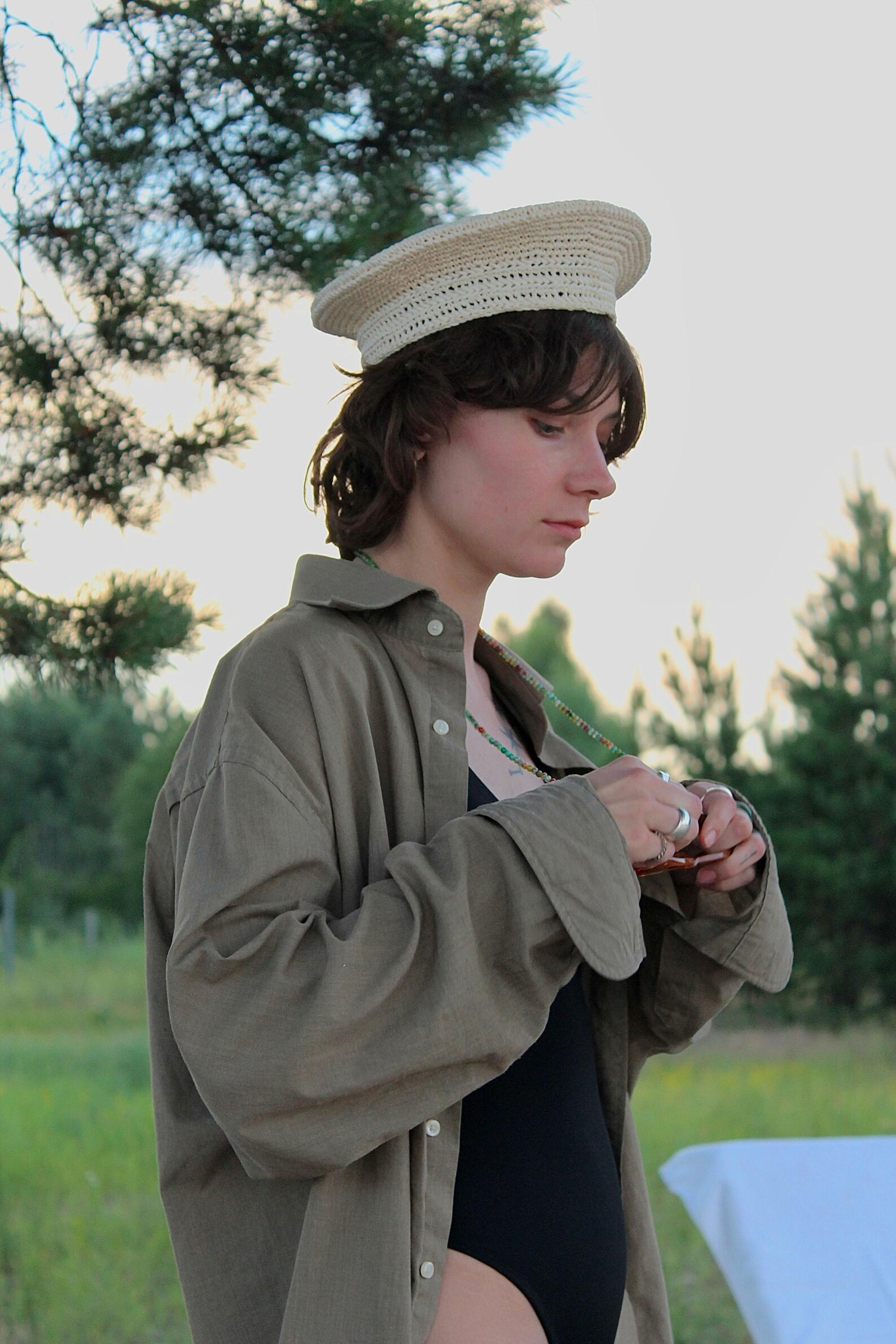 Сlassic Elegant Beret, Raffia Sun Hat, French Style Beach Hats for ...